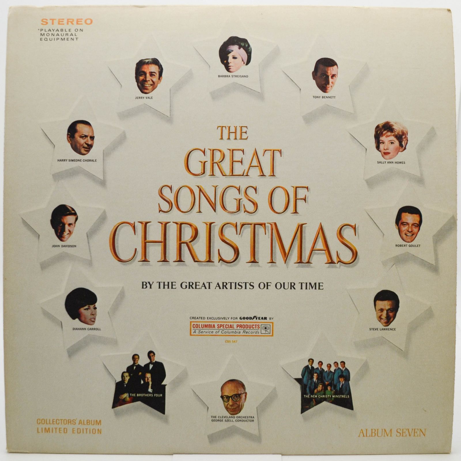 Various - The Great Songs Of Christmas - Album Seven (1-st, USA), 3680 ...
