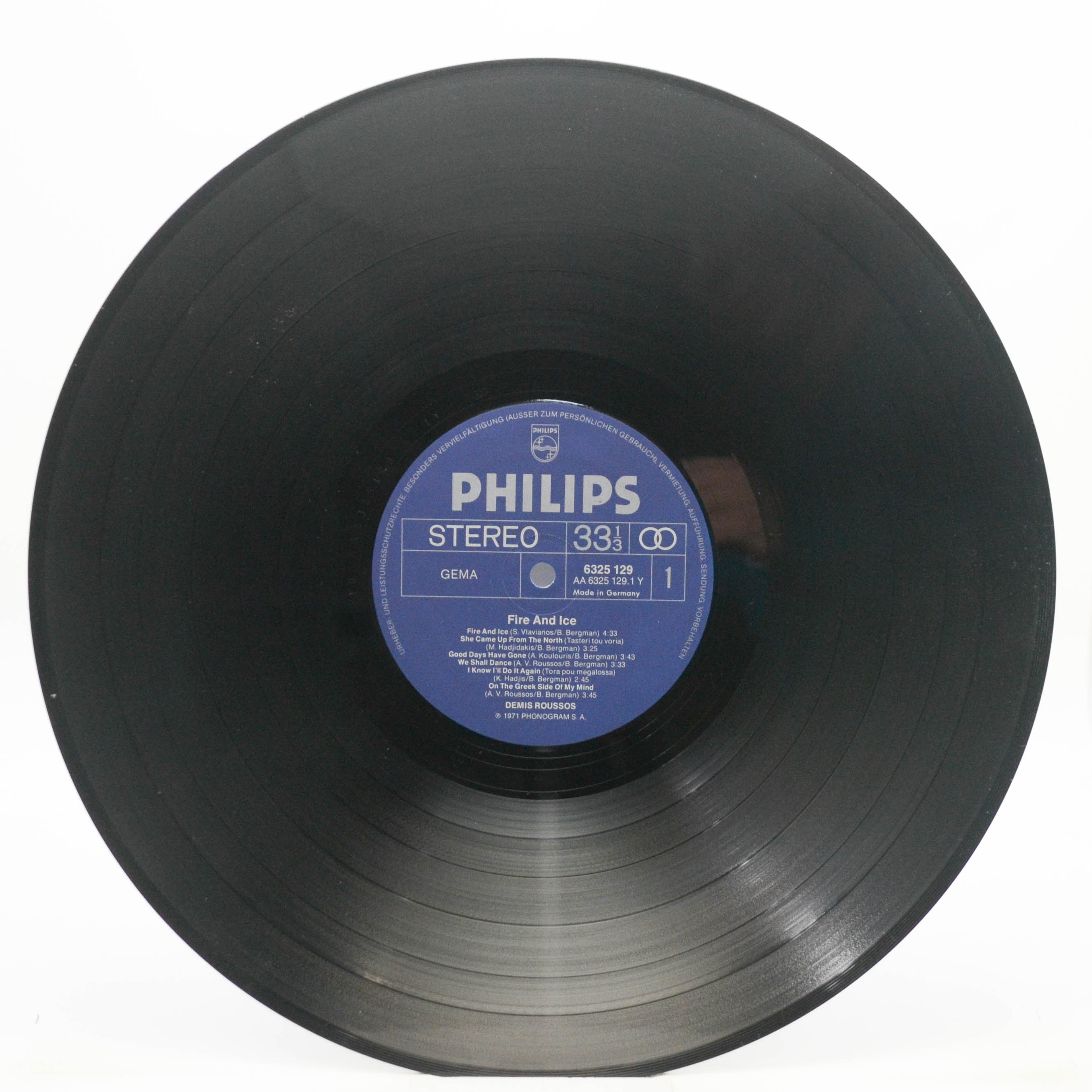 Demis Roussos - Fire And Ice, 2980 ₽ Германия, Philips, купить ...