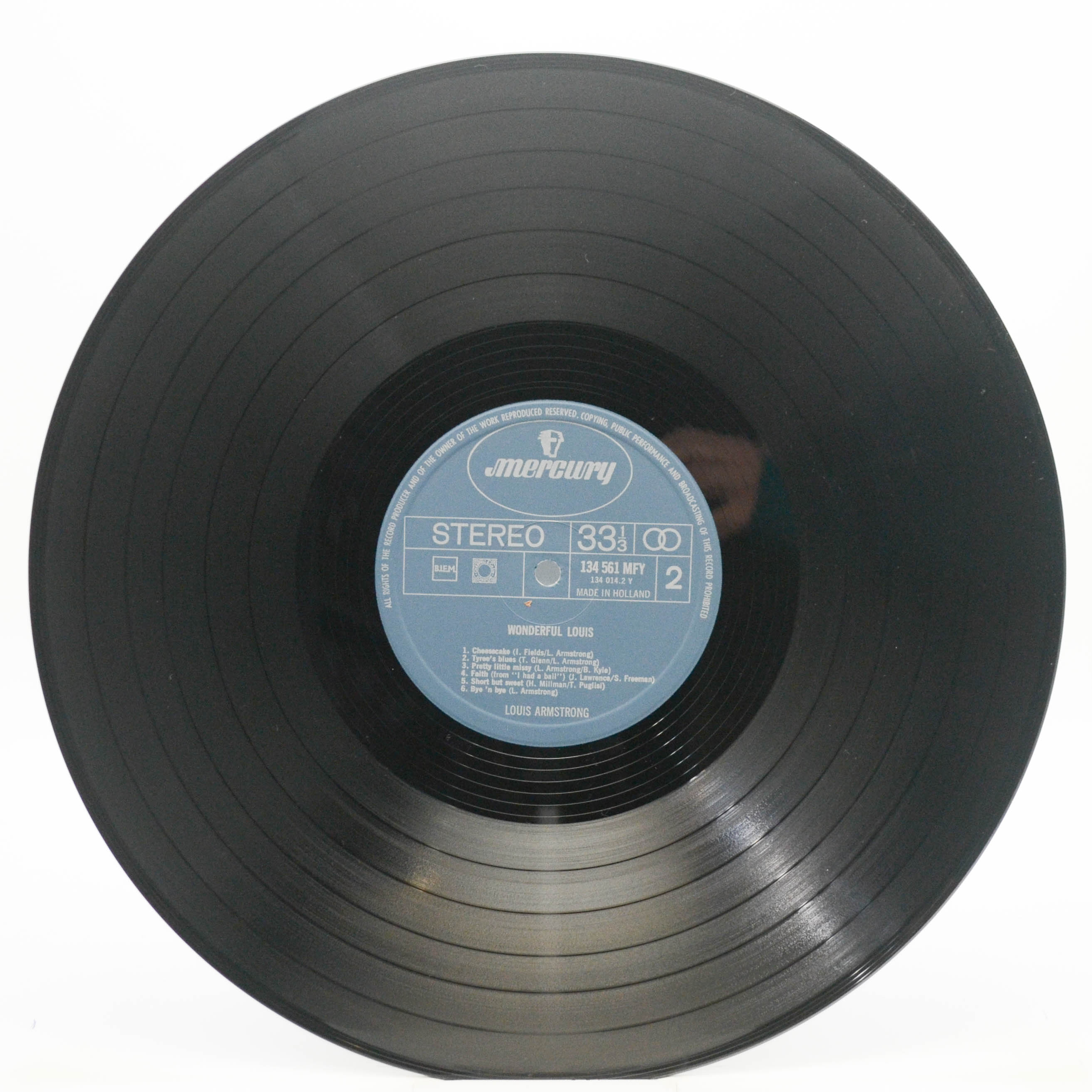 Louis Armstrong - Wonderful Louis, 3890 ₽ Голландия, Mercury, Mercury ...