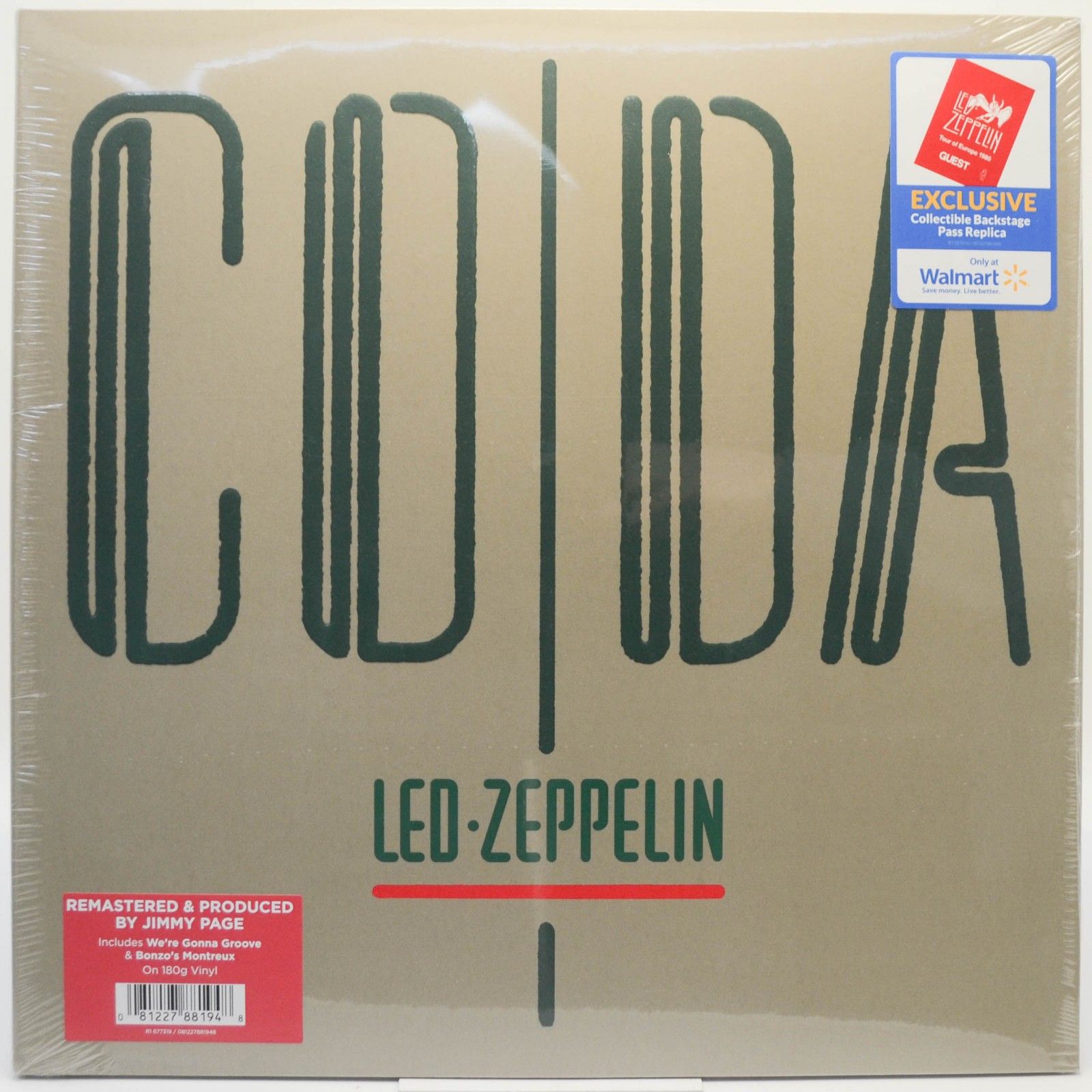 Led Zeppelin - Coda, 5480 ₽ США, Swan Song, купить виниловую пластинку ...