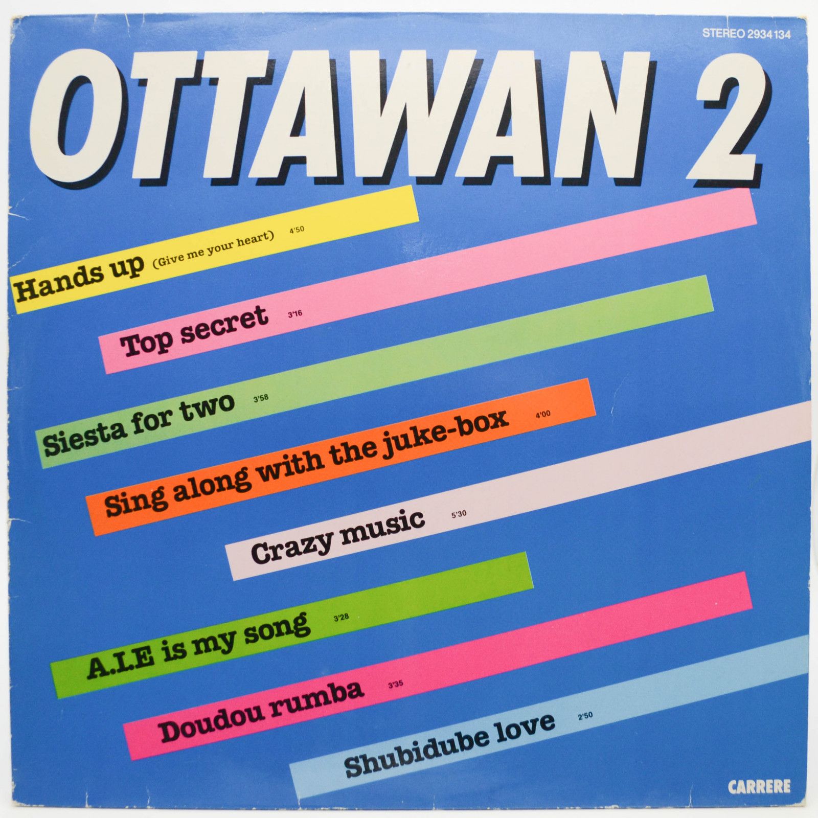 Ottawan - Ottawan 2, 3480 ₽ Германия, Carrere, купить виниловую ...