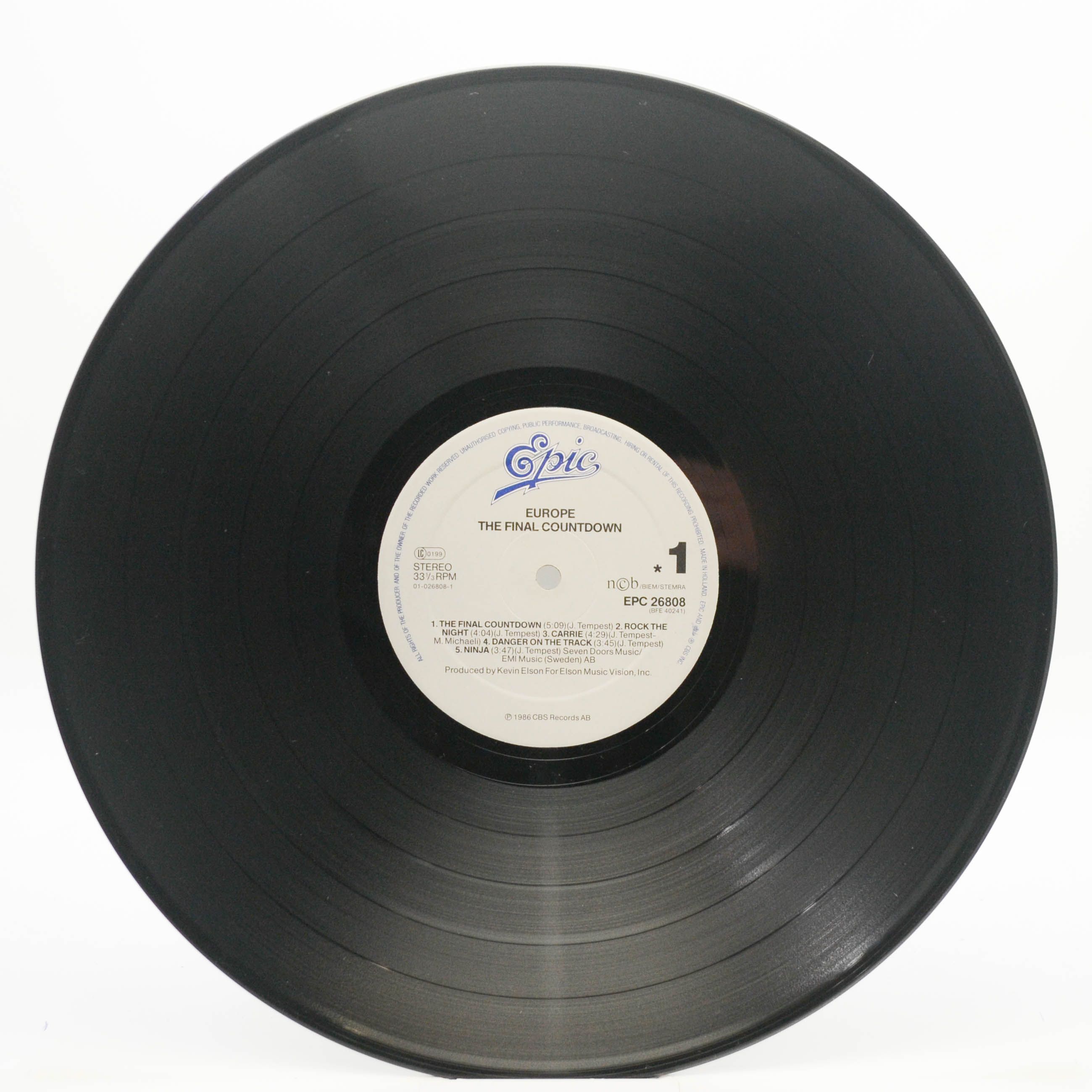 Europe - The Final Countdown, 3380 ₽ Европа, Epic, купить виниловую ...