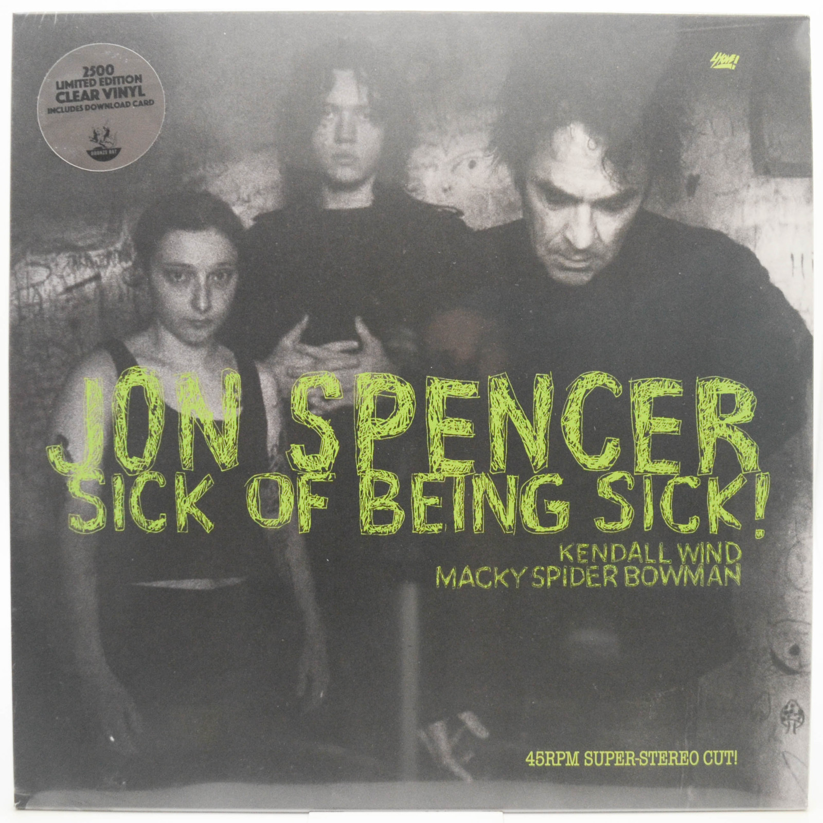 Jon Spencer, Kendall Wind, Macky Spider Bowman - Sick Of Being Sick ...