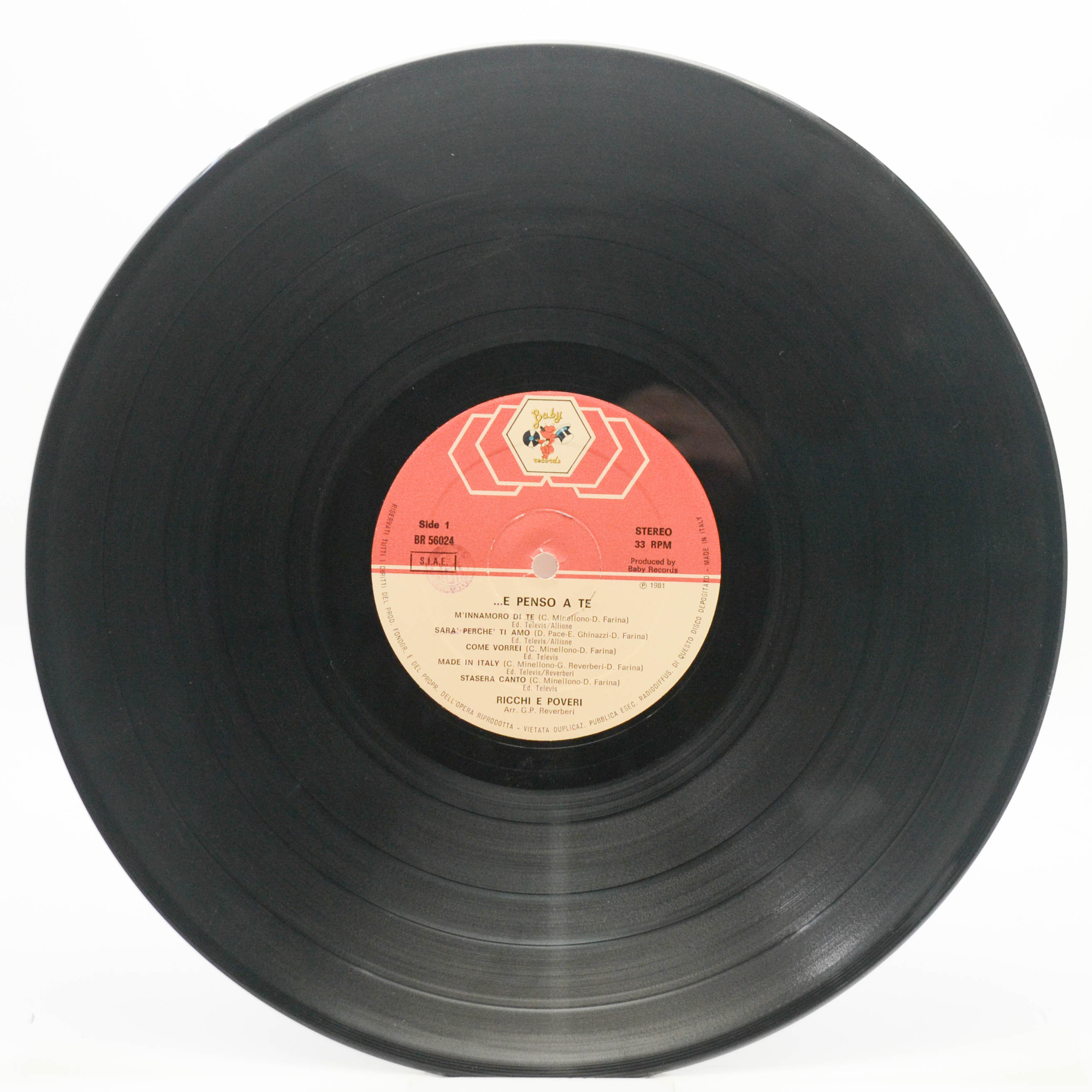 Ricchi & Poveri - ...E Penso A Te (1-st, Italy), 3990 ₽ Италия, Baby ...