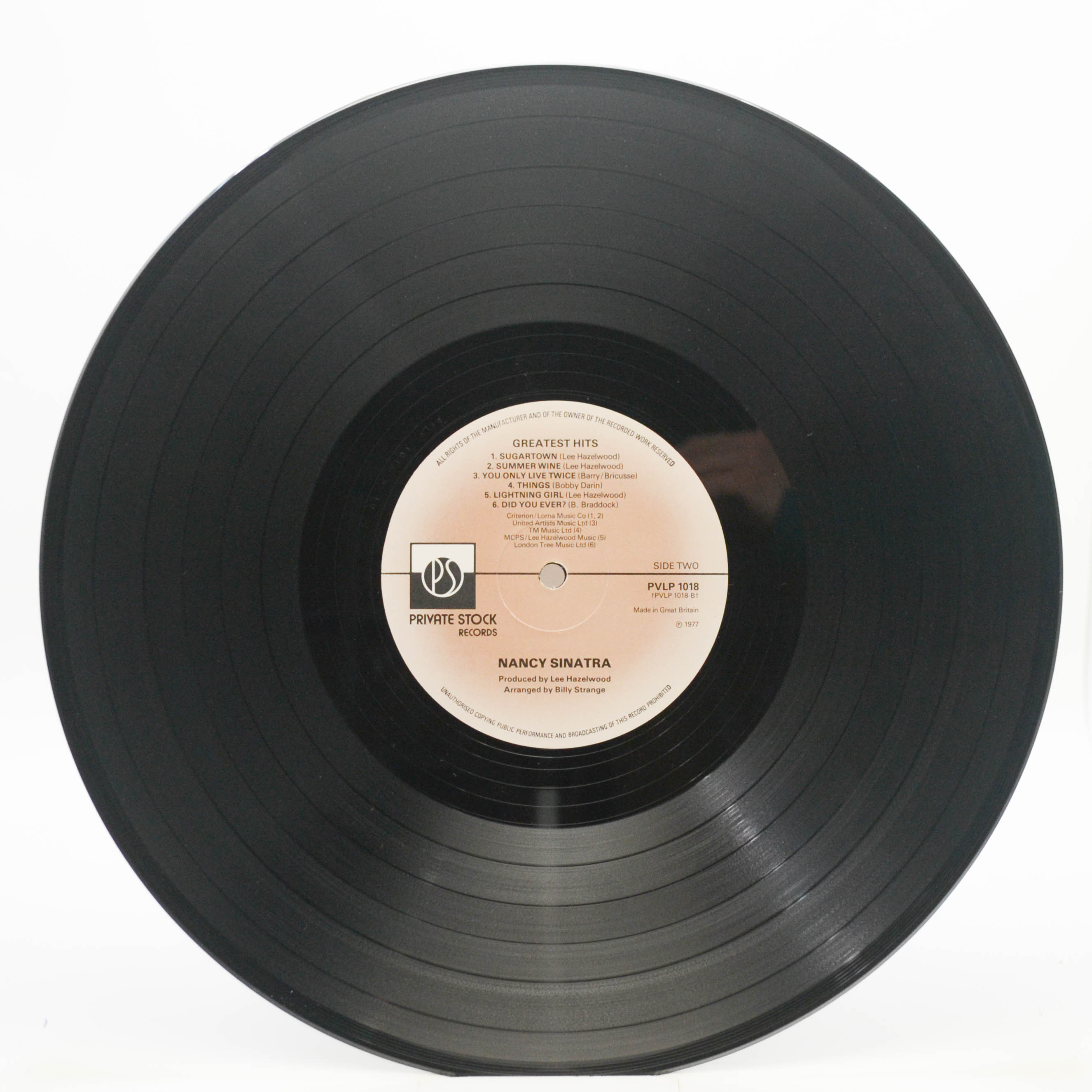 Nancy Sinatra - Greatest Hits (UK), 5880 ₽ Англия, Private Stock ...