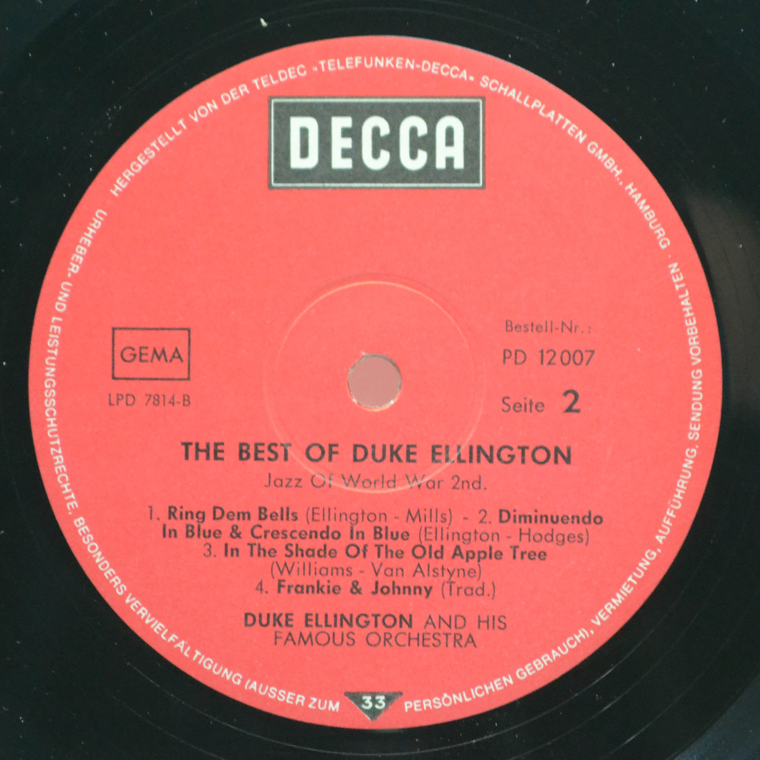 Duke Ellington - The Best Of Duke Ellington (Jazz Of World War 2nd ...