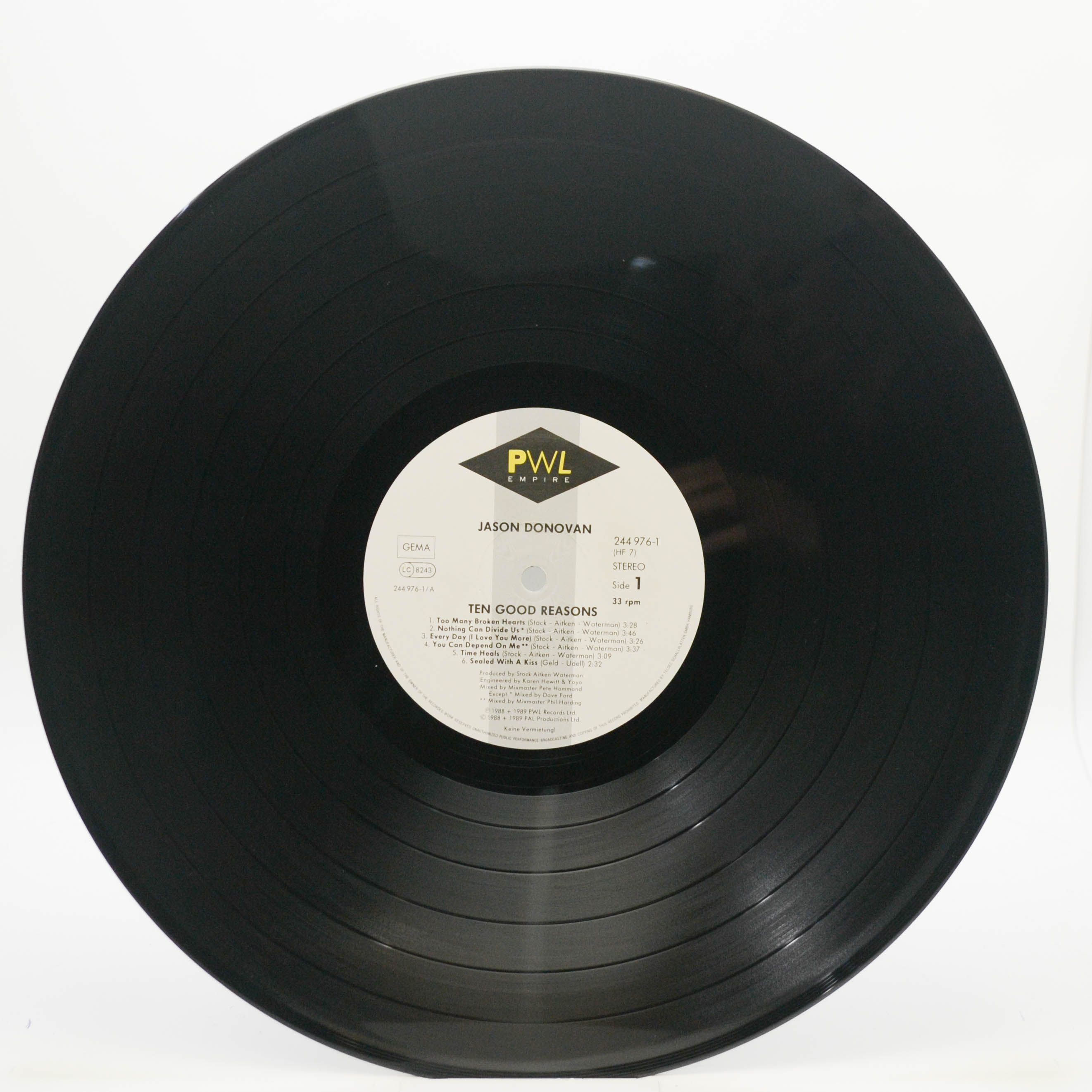 Jason Donovan - Ten Good Reasons, 2890 ₽ Германия, PWL Empire, купить ...