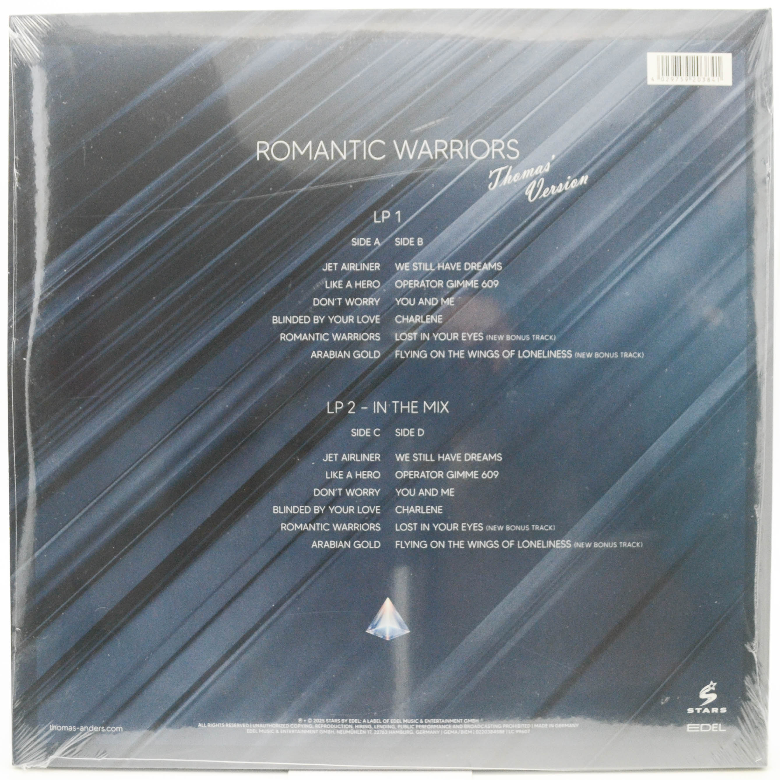 Thomas Anders - ... Sings Modern Talking - Romantic Warriors - Thomas ...